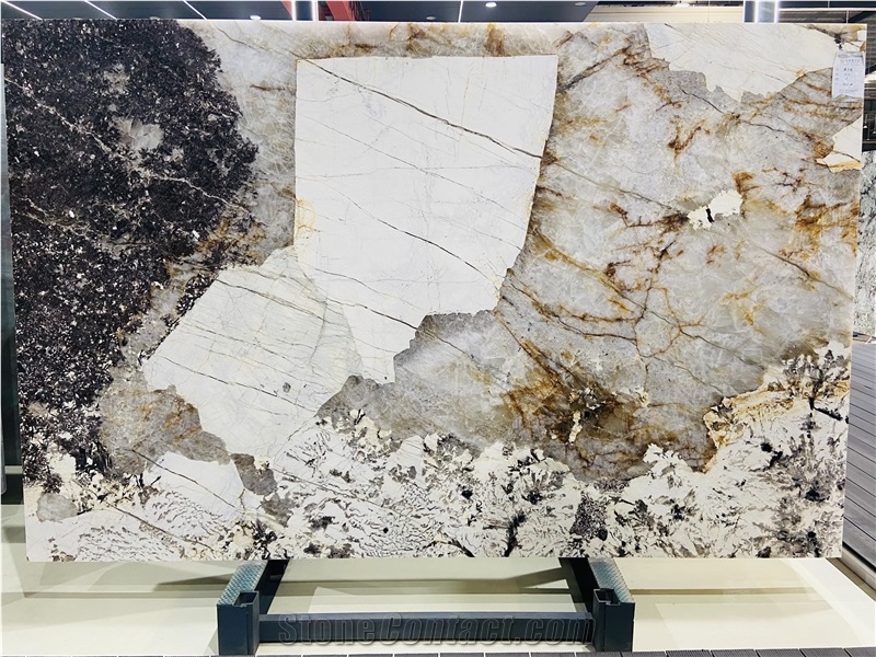 White Quartzite 2Cm Slab Prices - StoneContact.com