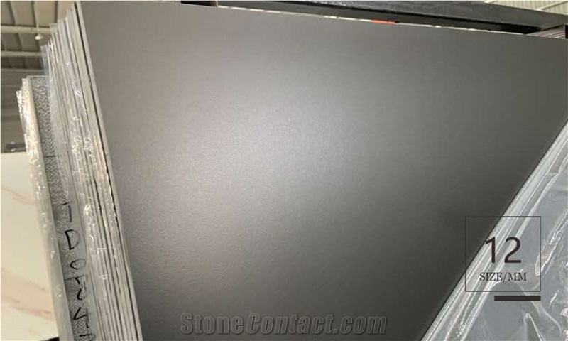 ABSOLUTE BLACK Sintered Stone Slabs from China - StoneContact.com