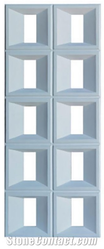 Large Long Lattice Polyurethane Faux Stone Panels from China ...