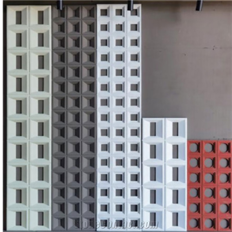 Large Long Lattice Polyurethane Faux Stone Panels from China ...