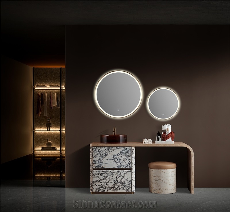 Customized Full Set Vanity Bathroom Design from China - StoneContact.com