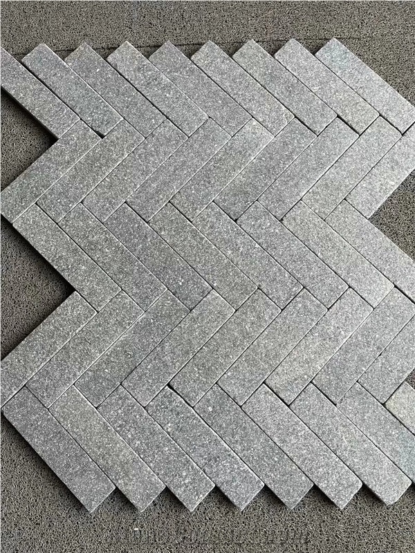 Green Grey Porphyry Paving Stone Pattern from China - StoneContact.com