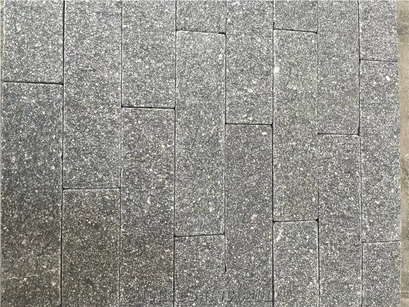 Green Grey Porphyry Paving Stone Pattern from China - StoneContact.com