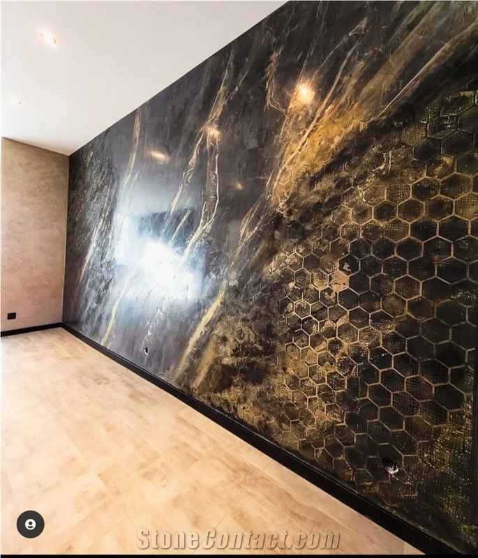 Red Lava Granite Slabs from India - StoneContact.com