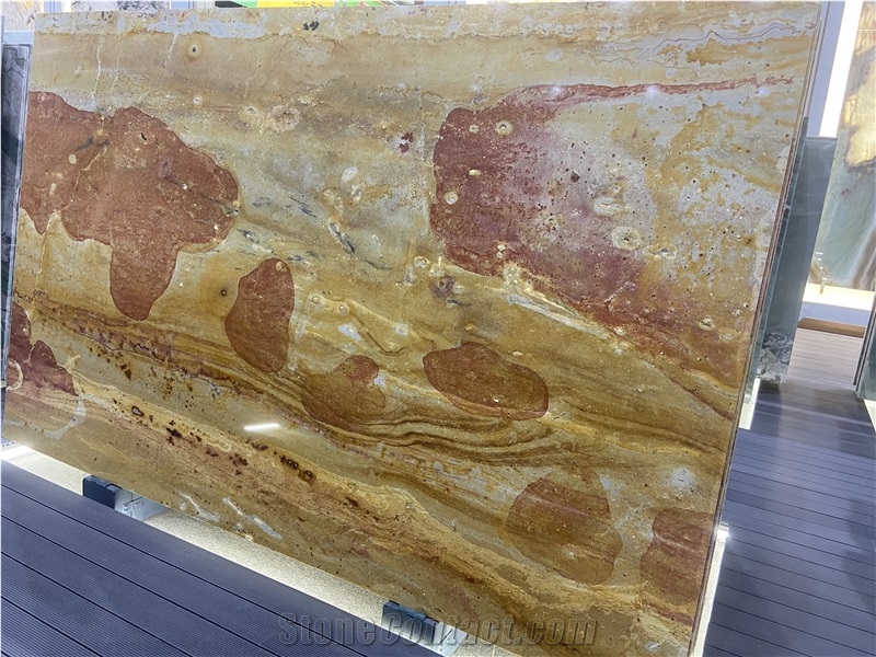 Apache Red Quartzite Wal Slabs 2Cm Thick from China - StoneContact.com