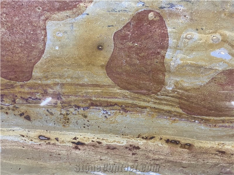 Apache Red Quartzite Wal Slabs 2Cm Thick from China - StoneContact.com