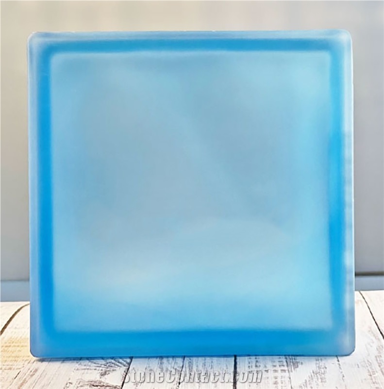 Colored Hollow Bricks-Sour Light Blue Mist from China - StoneContact.com