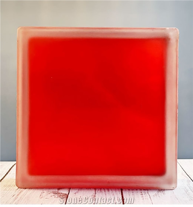 Colored Hollow Bricks-Sour Red Mist from China - StoneContact.com