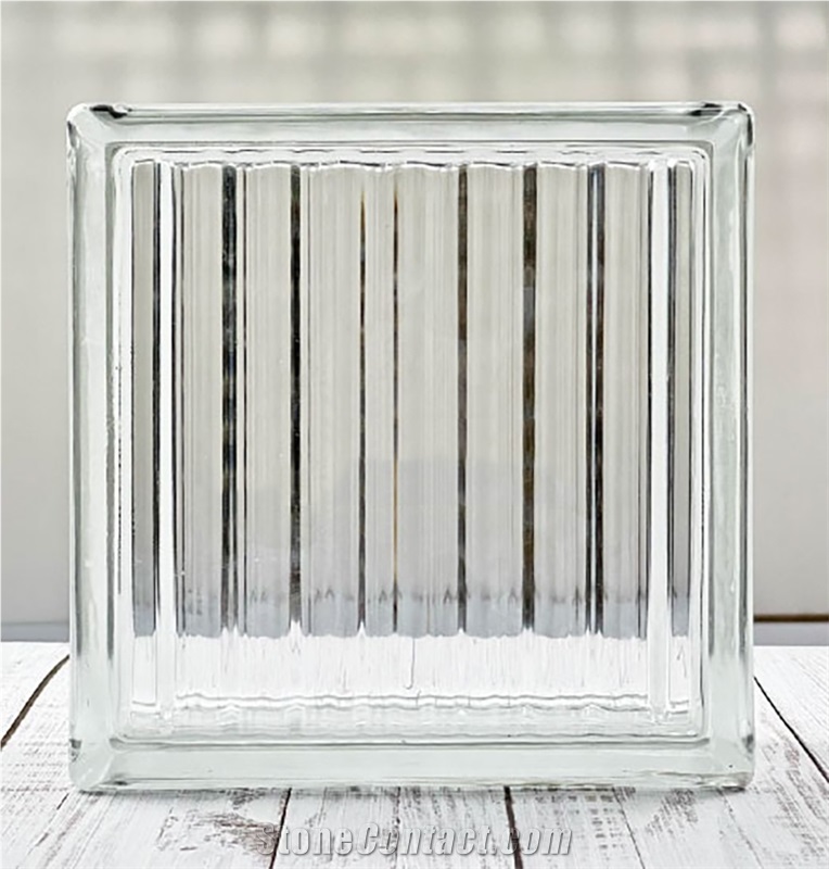 Hollow Glass Brick-Wide Stripe Building Ornaments from China ...