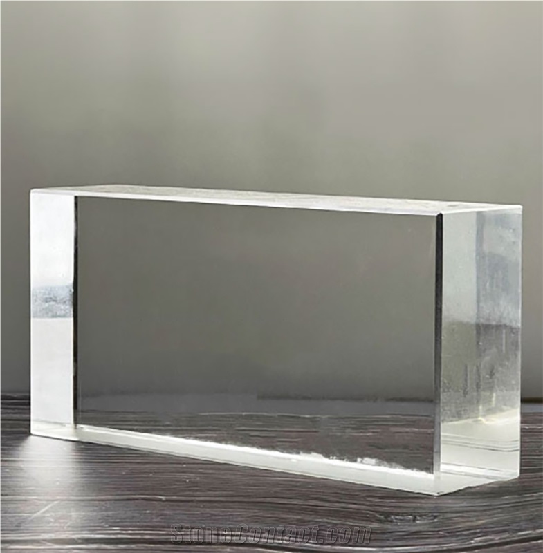 Solid Brick-Fully Transparent Crystal Bricks from China - StoneContact.com
