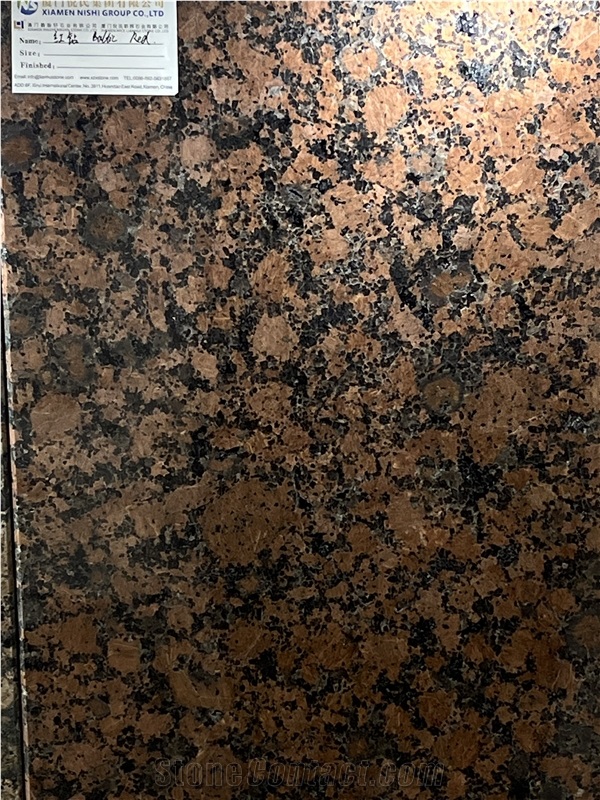 Dazzling Carmen Red Granite Slabs from China - StoneContact.com
