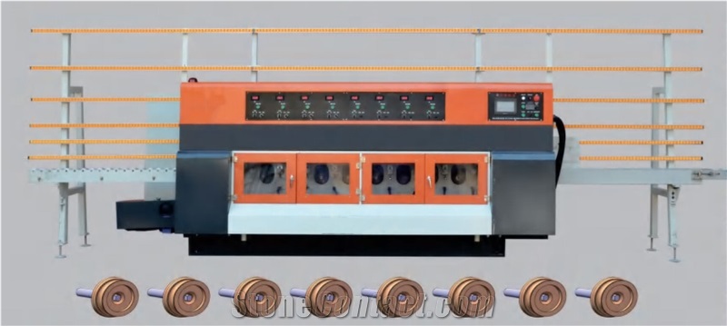 YSM 8 Head Multifunction Stone Edge Profile Polishing Machine from ...