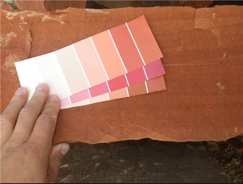 Red Flagstone Walkway Pavers - StoneContact.com