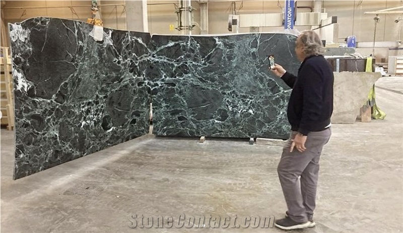 Verde Issogne Marble Slabs from Italy - StoneContact.com
