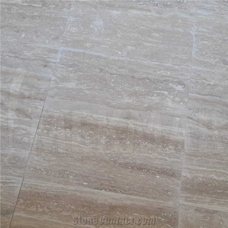 Mina Rustic Vein Cut Travertin Tiles from Turkey - StoneContact.com