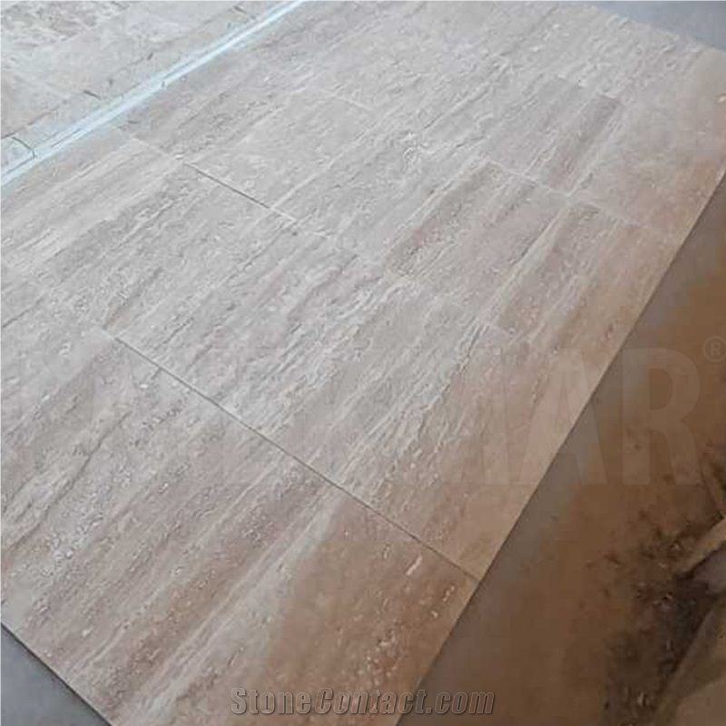 Mina Rustic Vein Cut Travertin Tiles from Turkey - StoneContact.com