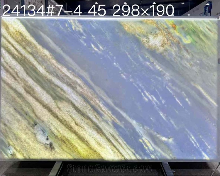 Blue Crystal Marble Slabs from China - StoneContact.com