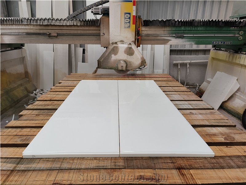 High-Quality Pure White Nano Stone Slabs For Indoor Design from China ...