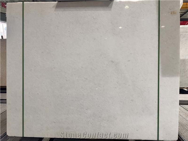 Crystal White Natural Marble Slabs from China - StoneContact.com
