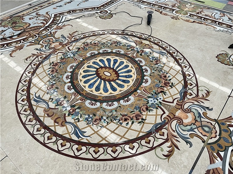 Water Jet Floor Medallions - StoneContact.com