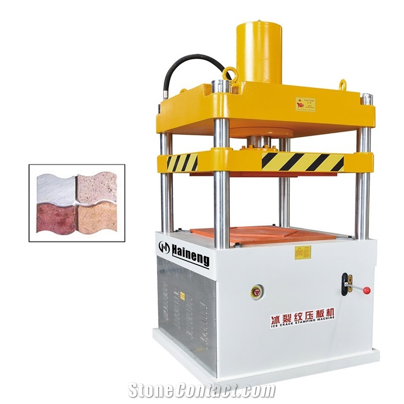 Hydraulic Pressing Stone Stamping Machine from China - StoneContact.com