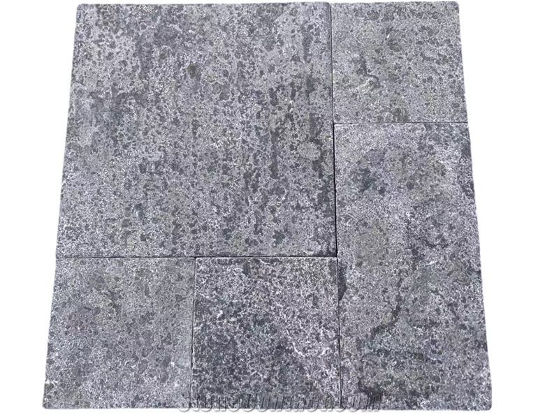 Blue Limestone Flamed Pattern - Natural Stone - StoneContact.com
