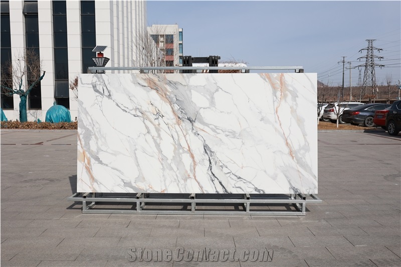 20Mm Full Body Veins Sintered Stone Slabs from China - StoneContact.com