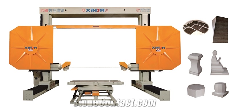 SHXJ1500(II)/1800(II)/2200(II) Five Axis CNC Mono Wire Saw Machine from ...