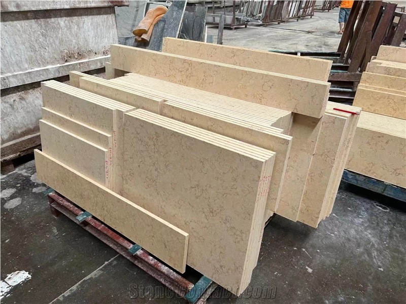 Egypt Sunny Beige Marble Tiles from China - StoneContact.com