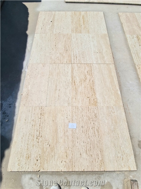 Classic Light Travertine Tiles from Turkey - StoneContact.com