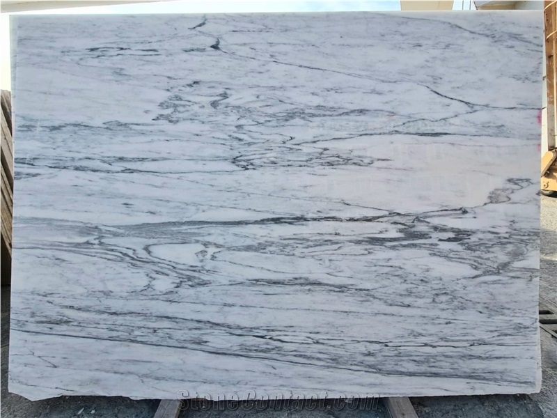 Muğla Oasis White Marble Slabs from Turkey - StoneContact.com