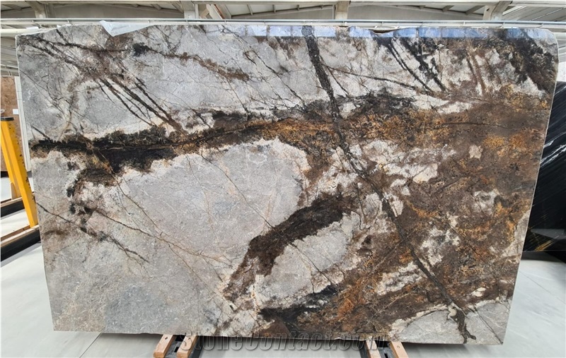 Silver River Marble Slabs from Turkey - StoneContact.com