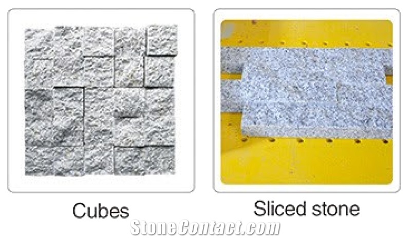 Cubes And Cobble Stone Bar Splitting Machine from China - StoneContact.com