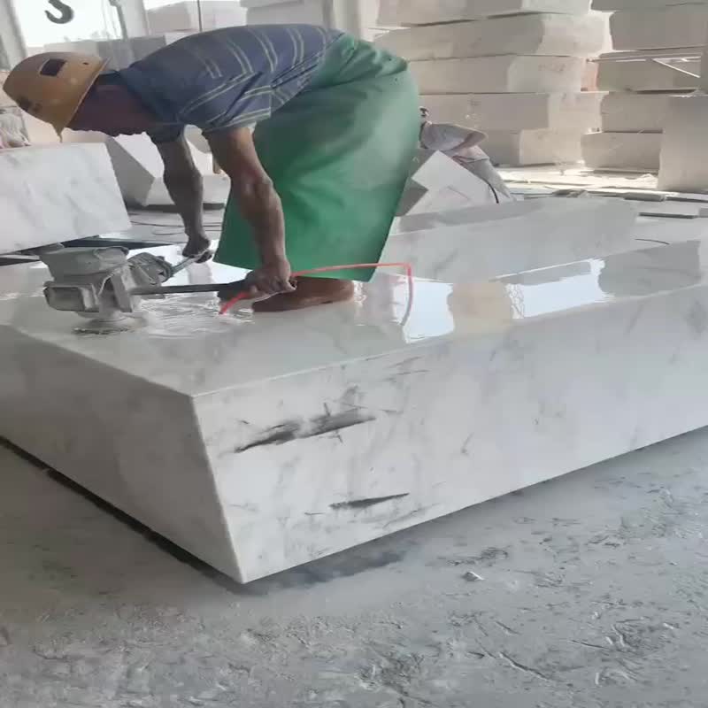 Macedonian White Marble,Volakas Drama White Marble Factory - Global ...