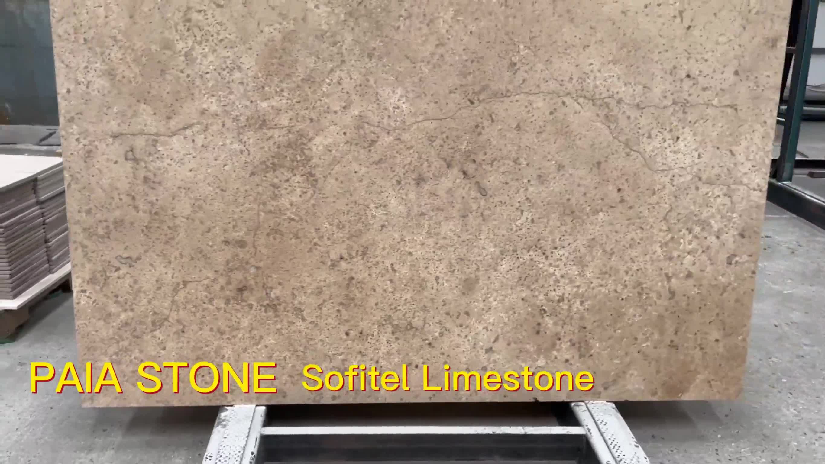 Building Material Sofitel Limestone Slab For Villa Wall Tile from China ...