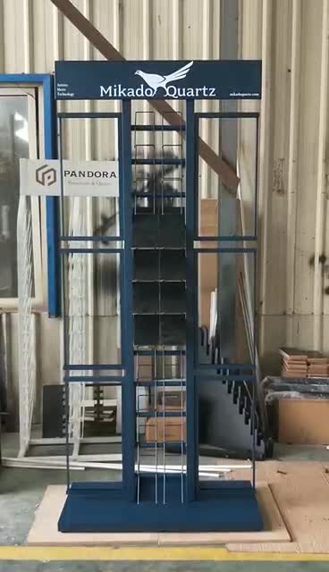 Display Stand Racks In Blue Color from China - StoneContact.com