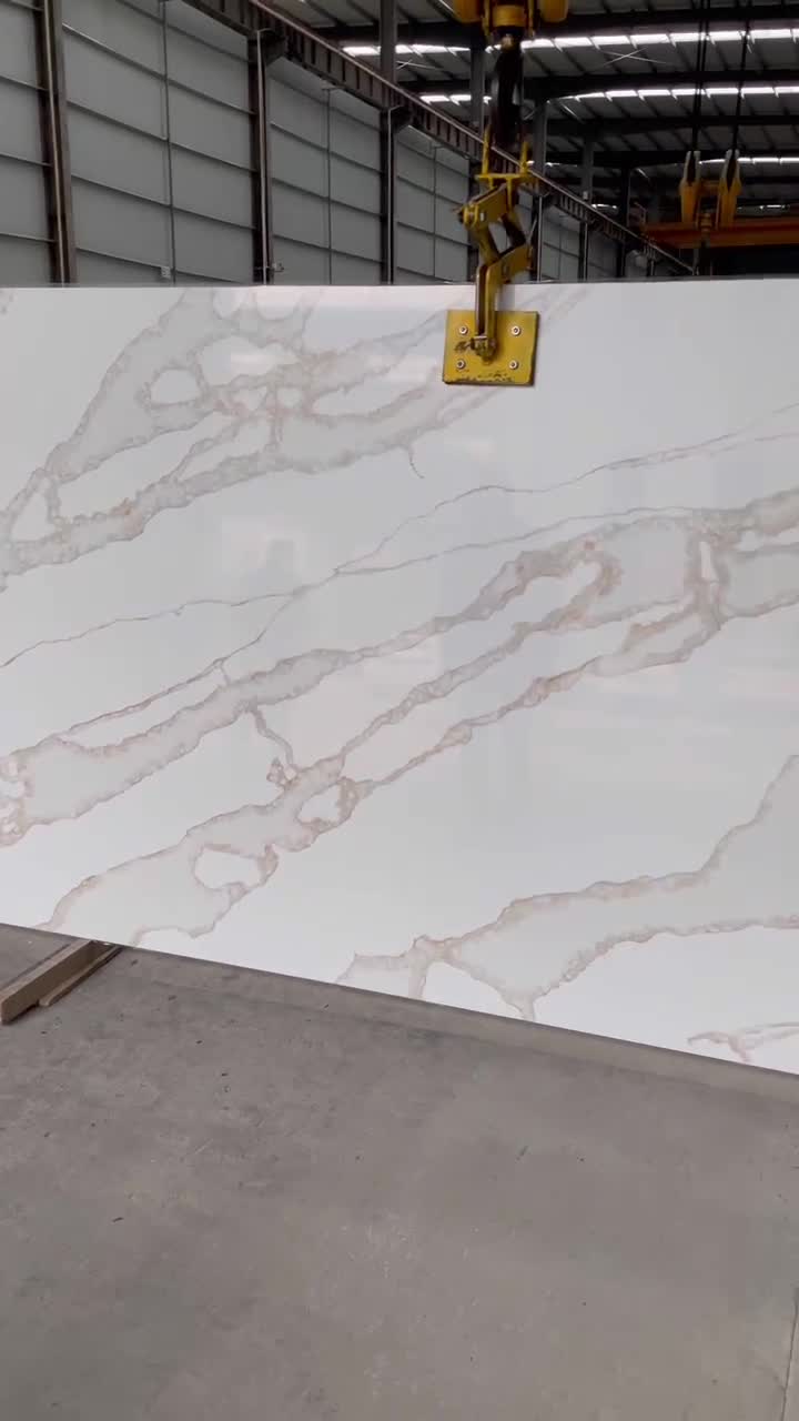 PACIFIC WHITE Quartz Slabs from China - StoneContact.com