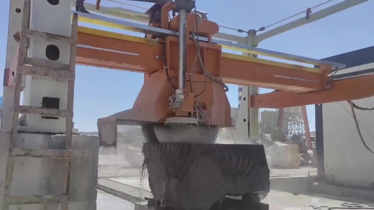 Granite Multi-Saw Blade Bi-Directional Cutting Machine from China ...