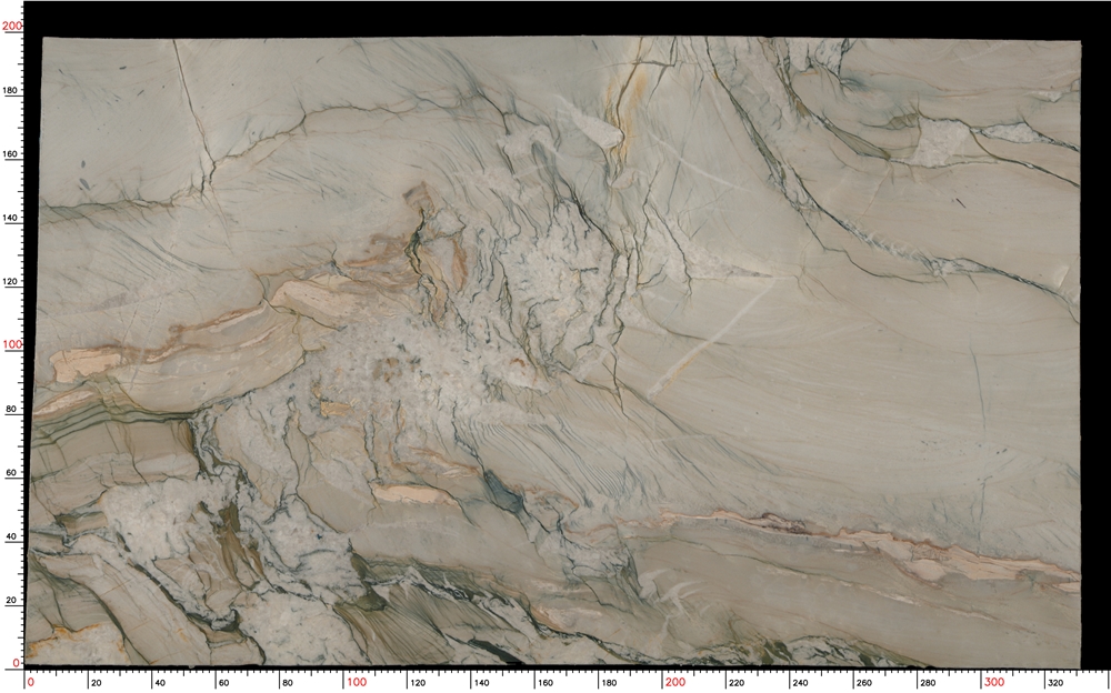 Picasso Silver Quartzite Slabs