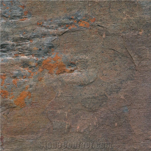 Peacock Multicolor Slate Tile from Bulgaria - StoneContact.com
