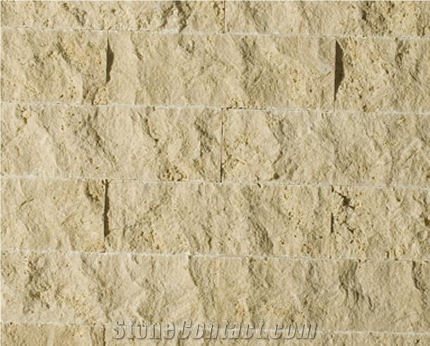 Medium Travertine Split Face Wall Panel from Turkey - StoneContact.com