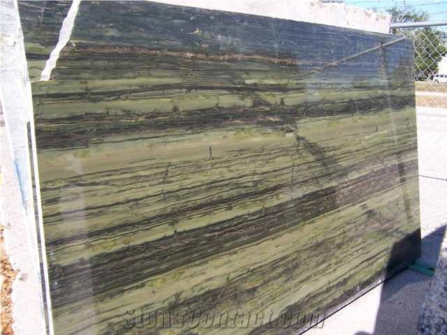 Green Bamboo Granite Slab from United States - StoneContact.com