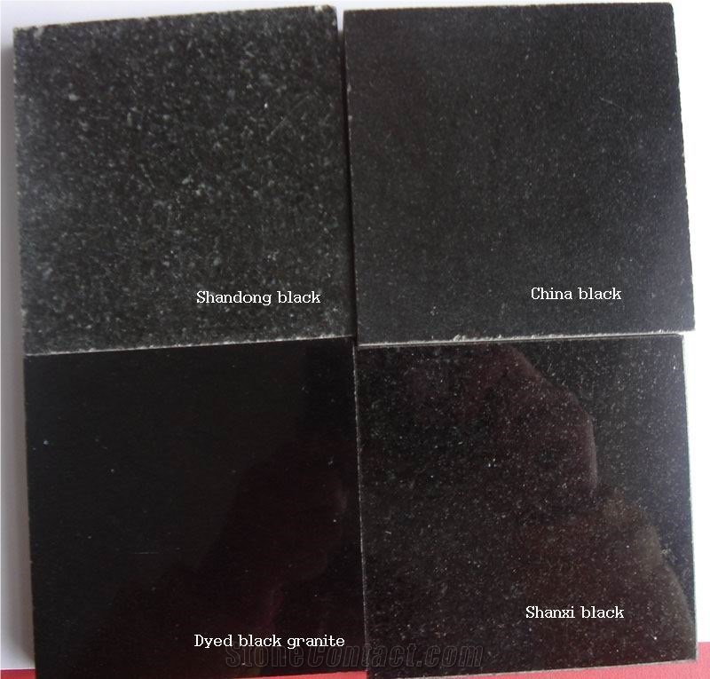 Shanxi Black ,China Black, Mongolian Black, Black Granite Tiles from ...