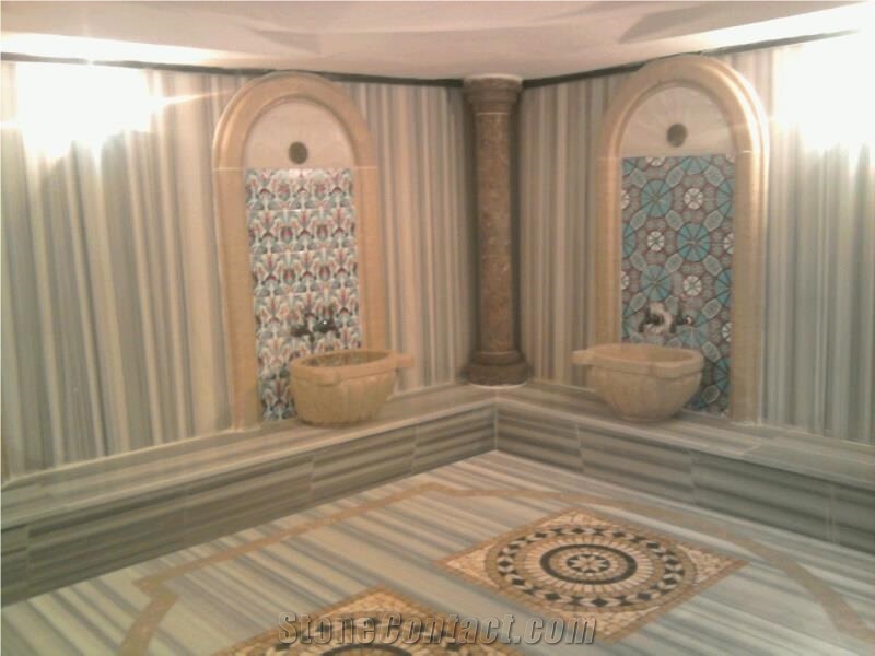 HAMMAM DESIGN IN TRADITIONAL TURKISH STYLE