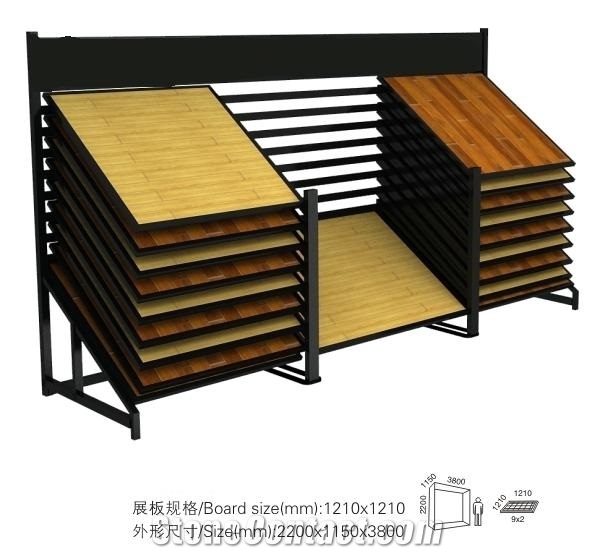 Wooden Tiles Reclining Racks MT001 from China - StoneContact.com