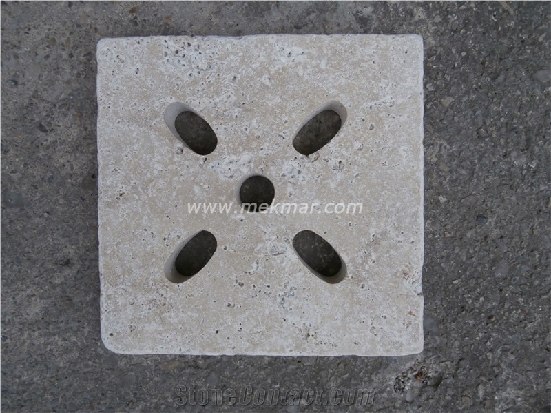 Grille Siphon Antique Travertine Water Drainage from Turkey ...
