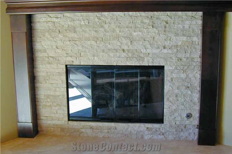 What Is A Travertine Fireplace at Lucas Oshanassy blog