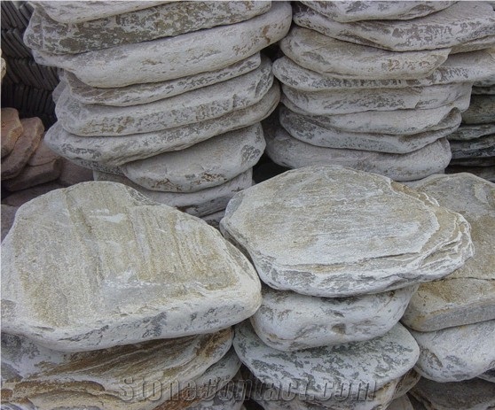 Stepping Stones，yellow Slate from China - StoneContact.com
