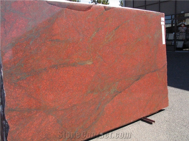 Red Dragon Granite Island Slab from China - StoneContact.com