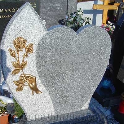 Pohorski Tonalit Tombstone, Pohorski Tonalit Grey Granite Tombstone ...